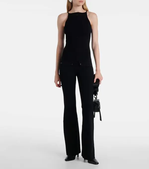 COURREGES Logo Jumpsuit - Black