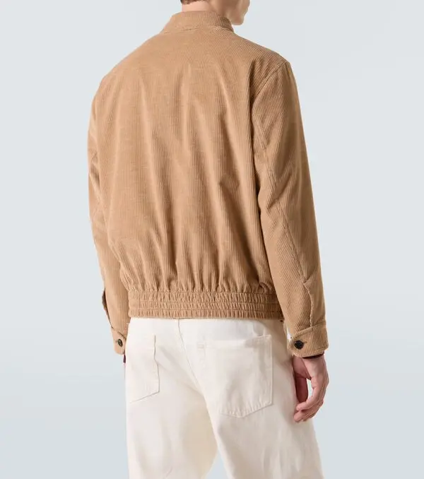 LARDINI Cotton And Alpaca Wool Corduroy Jacket