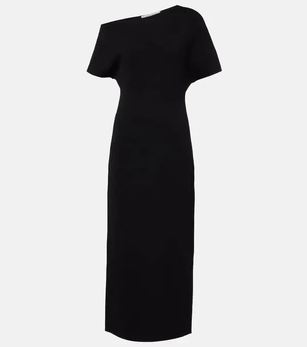 RÓHE Knitted One-shoulder Midi Dress