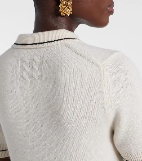 NILI LOTAN Carline Cashmere Polo Shirt