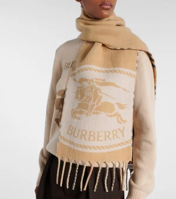 Burberry Check Reversible Cashmere Scarf