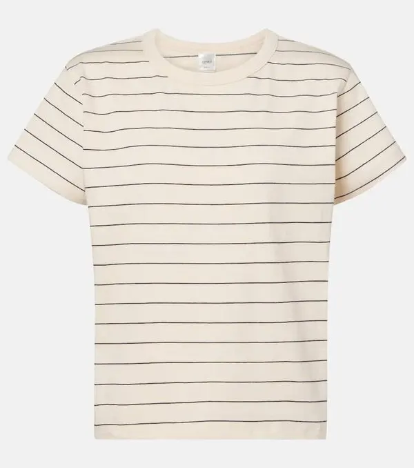 LESET Margo Cotton Jersey T-shirt - Beige