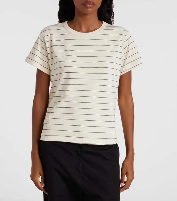 LESET Margo Cotton Jersey T-shirt - Beige