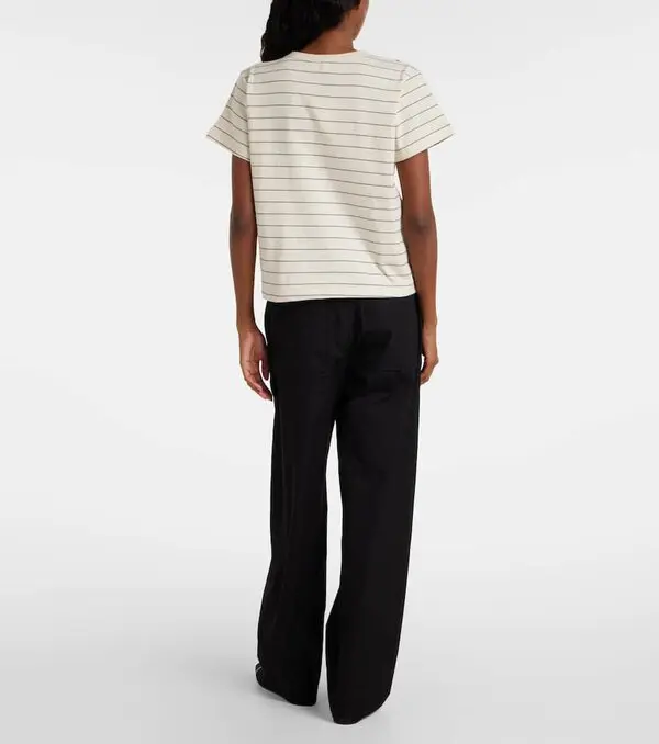 LESET Margo Cotton Jersey T-shirt - Beige