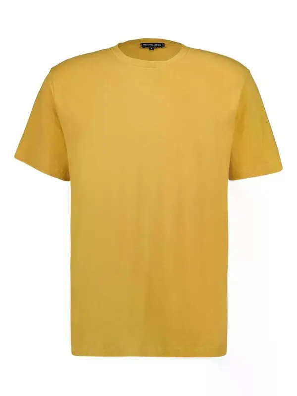 Frescobol Carioca Cotton-linen Blend T-shirt - Yellow