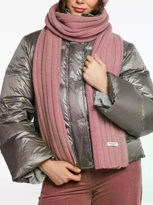 Marc O'polo Ribbed-knit Scarf - Pink