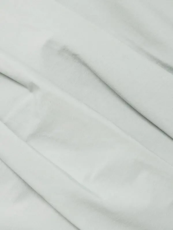 ST. AGNI Strapless Crinkled Cotton-blend Maxi Dress With Tie-back - Silver