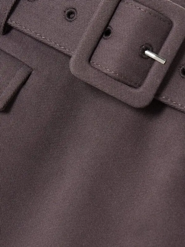 SELF-PORTRAIT Belted Twill Mini Skort