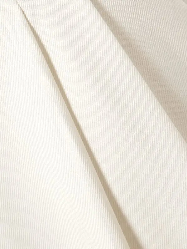 ST. AGNI Pleated Wool-blend Twill Wide-leg Pants