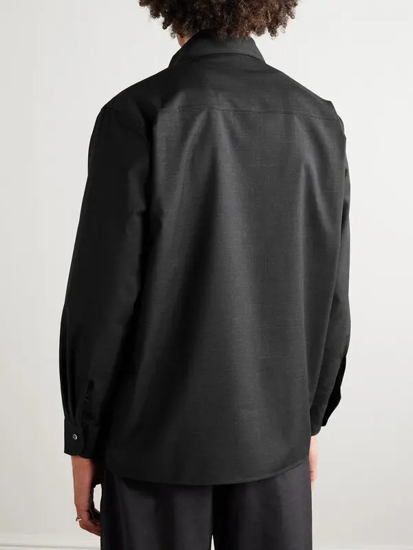 SAMAN AMEL Wool Overshirt