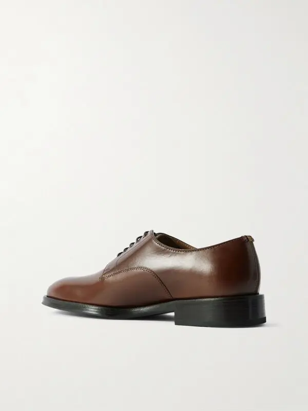 Paul Smith Jason Leather Derby Shoes - Brown