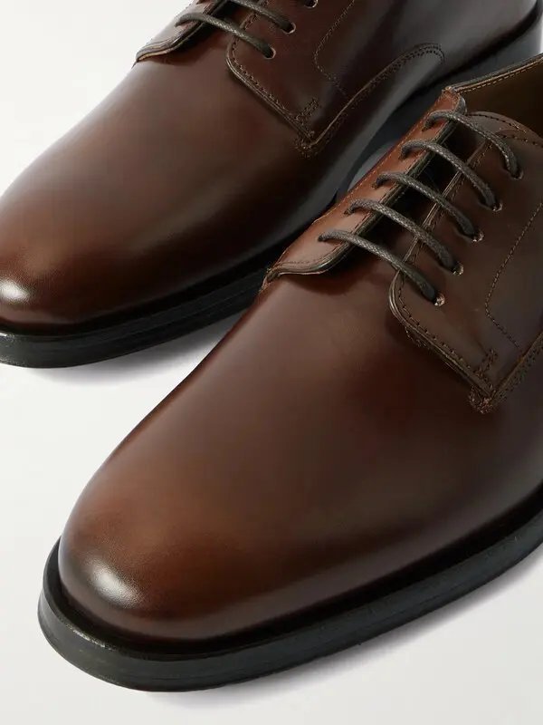Paul Smith Jason Leather Derby Shoes - Brown