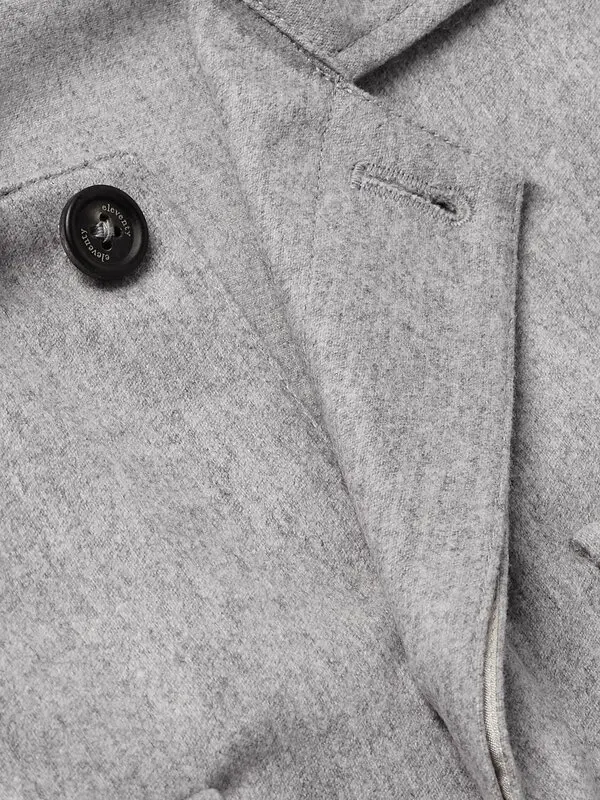 Eleventy Wool-blend Overshirt - Gray