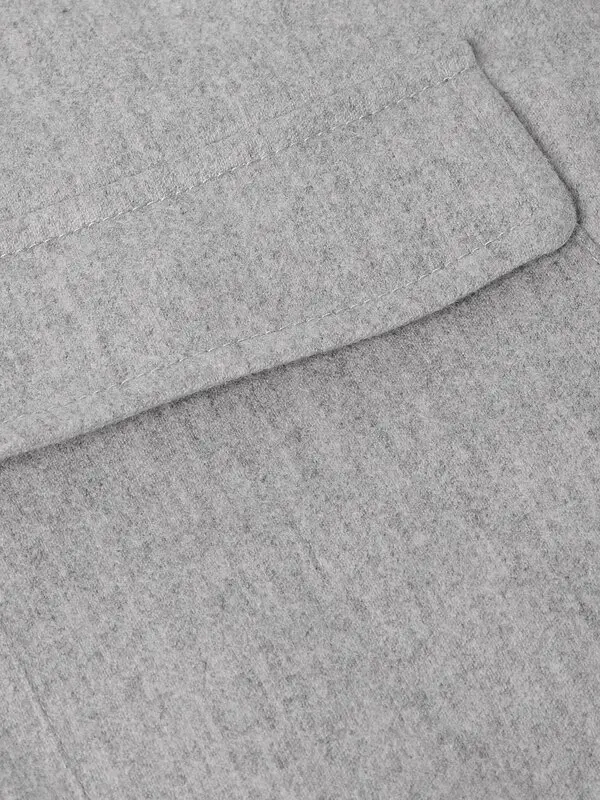 Eleventy Wool-blend Overshirt - Gray