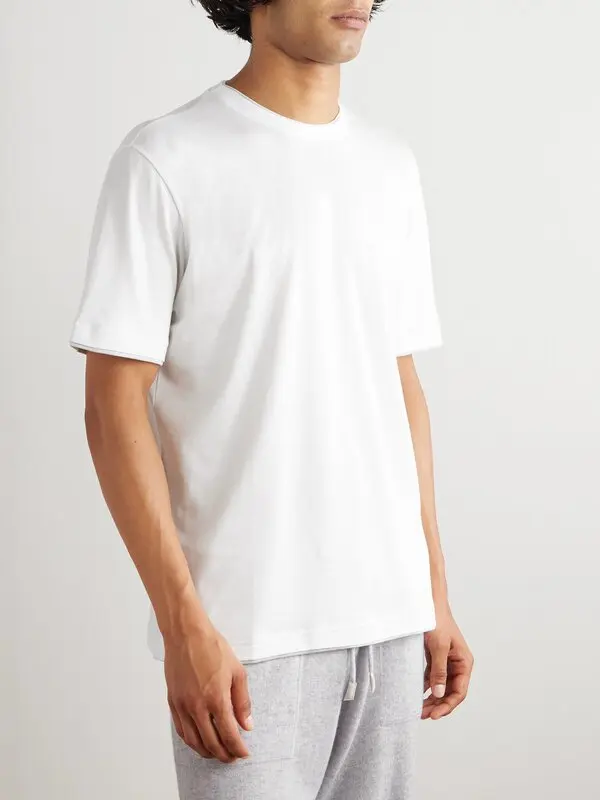 Eleventy Giza Cotton-jersey T-shirt