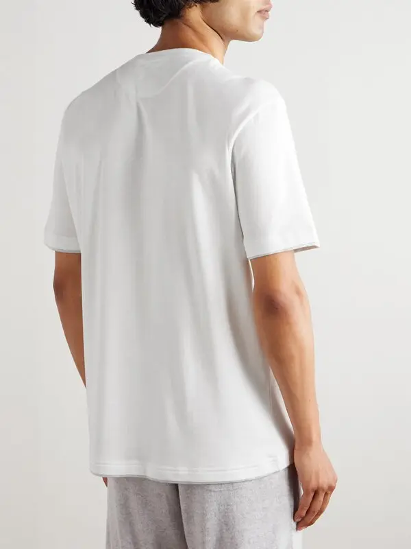 Eleventy Giza Cotton-jersey T-shirt