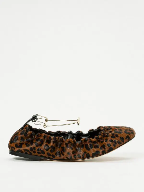 Twinset Leopard Print Ballet Flats Multicolor Editorialist