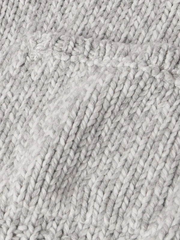 Eleventy Slim-fit Shawl-collar Cashmere Cardigan - Gray