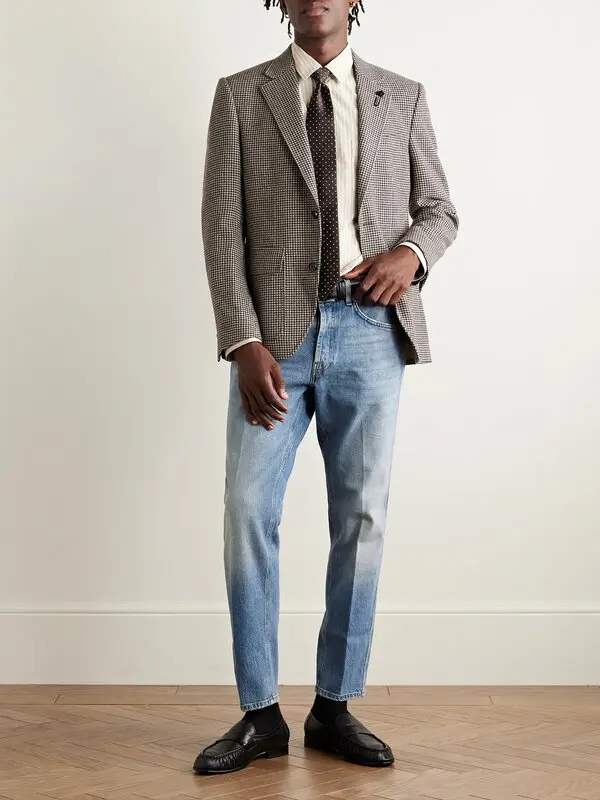 LARDINI Slim-fit Straight-leg Jeans