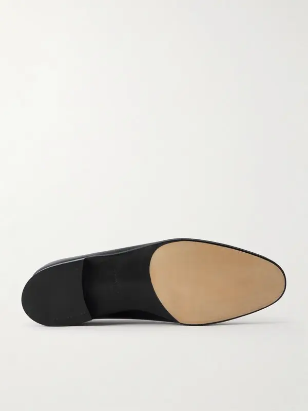 John Lobb Marldon Whole-cut Leather Oxford Shoes - Black