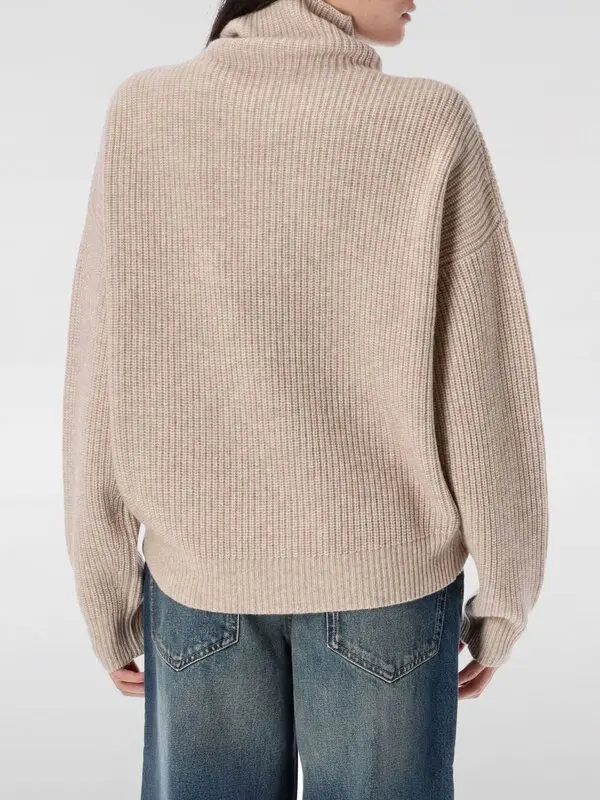Isabel Marant Étoile Ribbed Knit Turtleneck Pullover - Beige