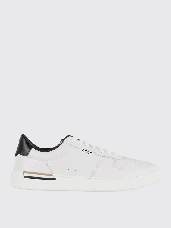 BOSS Lace Up Sneakers - White