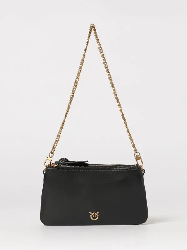 Pinko Mini Bag With Chain Strap - Black