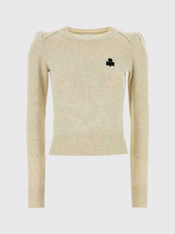 Isabel Marant Étoile Crew Neck Sweater With Puff Sleeves - Grey