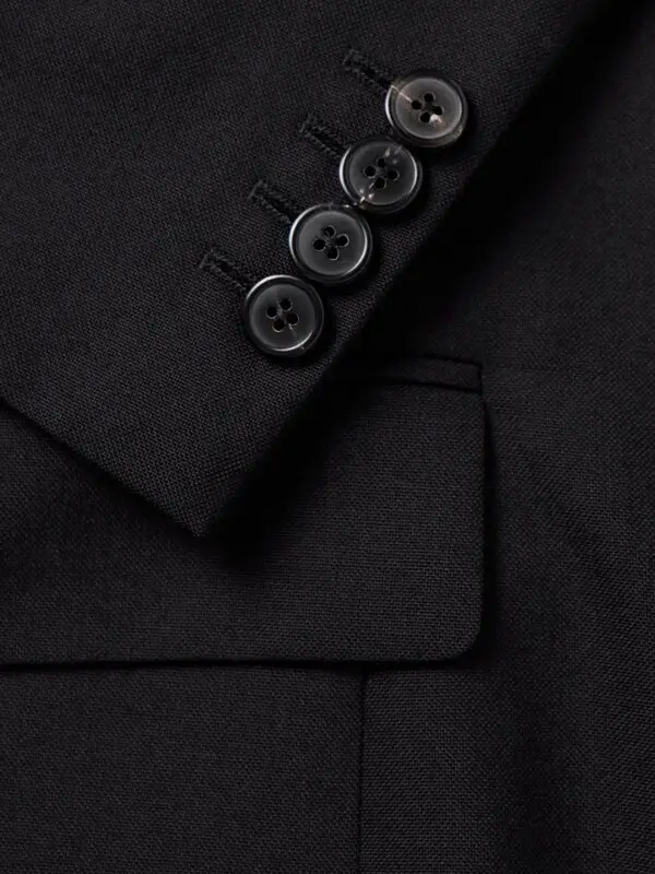 Dries Van Noten Slim-fit Grain De Poudre Wool Suit