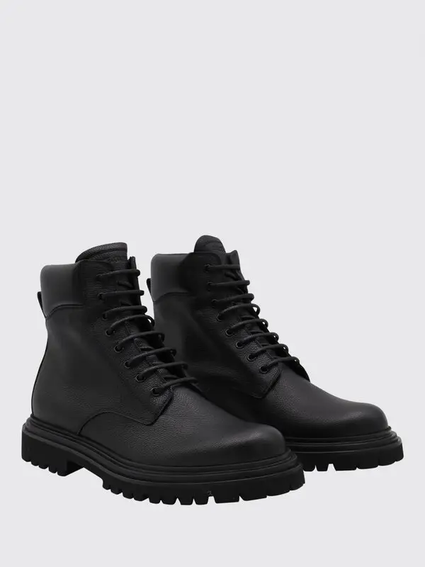 Dolce & Gabbana Lace-up Leather Boots