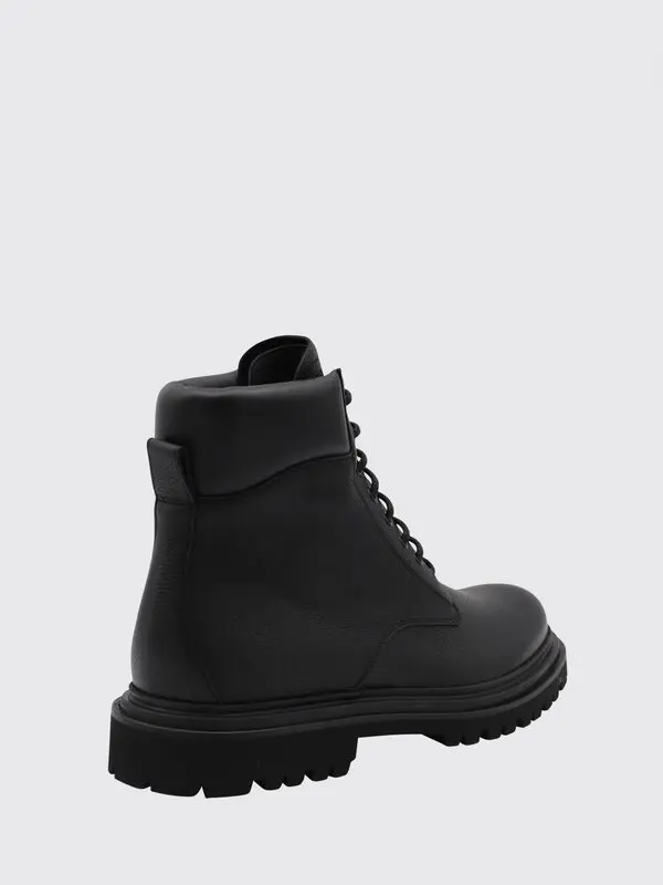 Dolce & Gabbana Lace-up Leather Boots