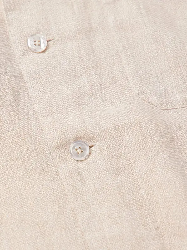 Derek Rose Linen Pajama Set