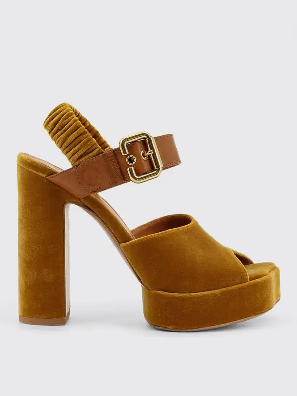 Chloé Heeled Sandal - Amber