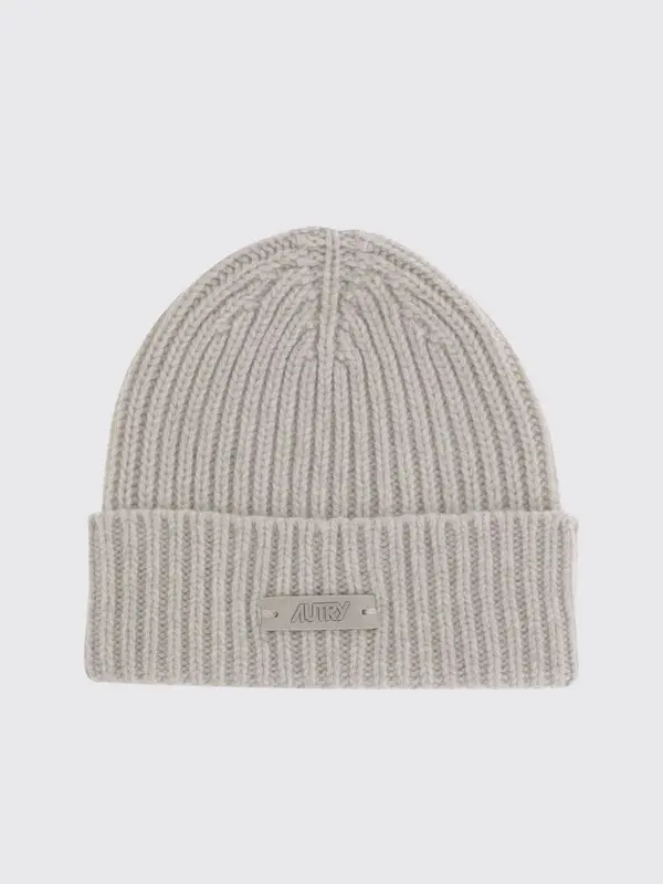 AUTRY Ribbed Beanie - Beige