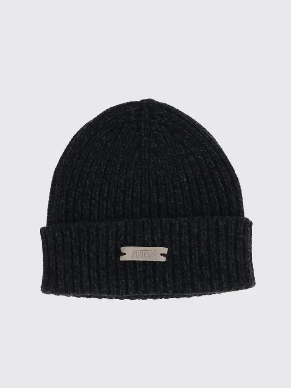AUTRY Ribbed Beanie - Black