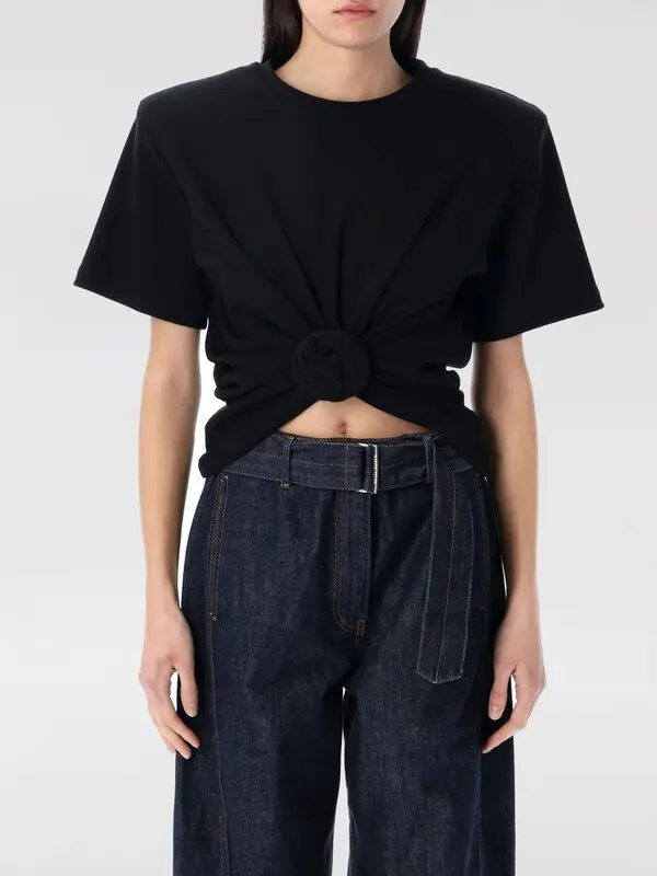 Magda Butrym Knot Detailed T-shirt - Black