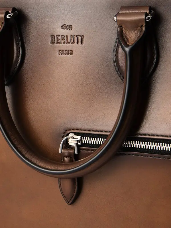 Berluti 2 Jours Neo Venezia Leather Briefcase