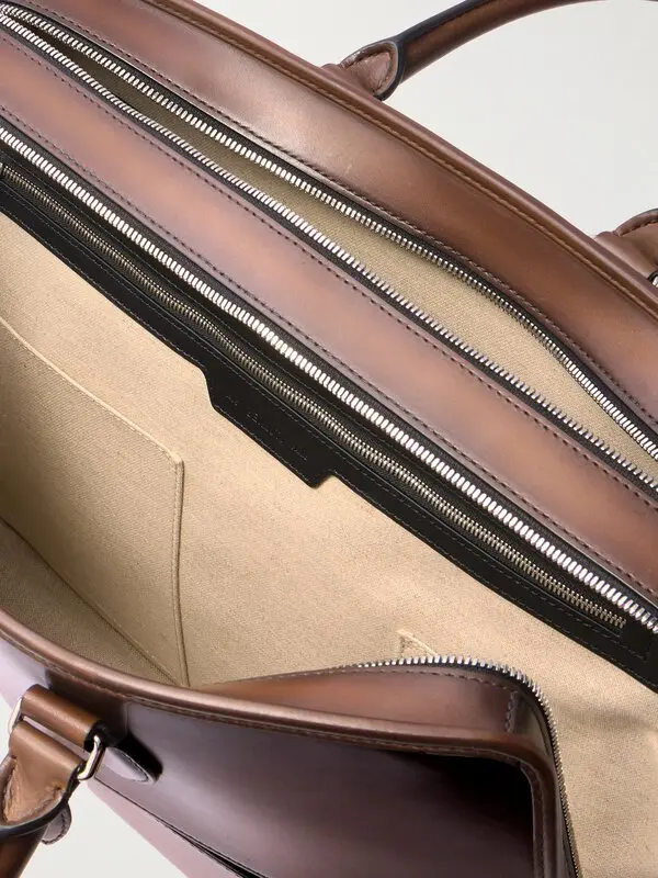 Berluti 2 Jours Neo Venezia Leather Briefcase