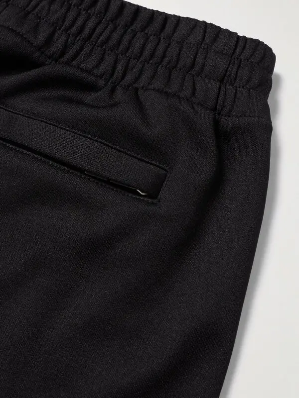 Burberry Straight-leg Tech-jersey Shorts - Black