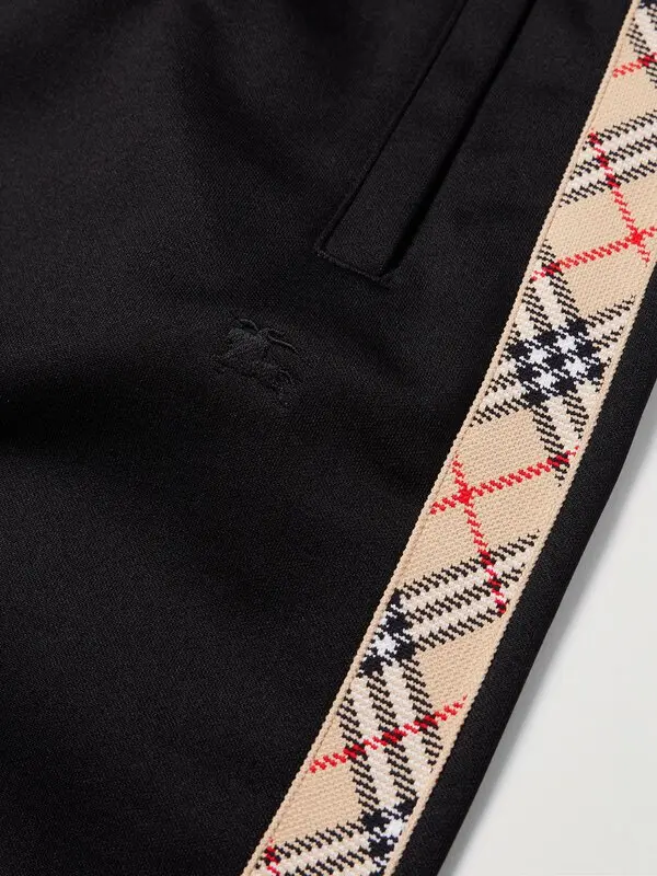 Burberry Straight-leg Tech-jersey Shorts - Black