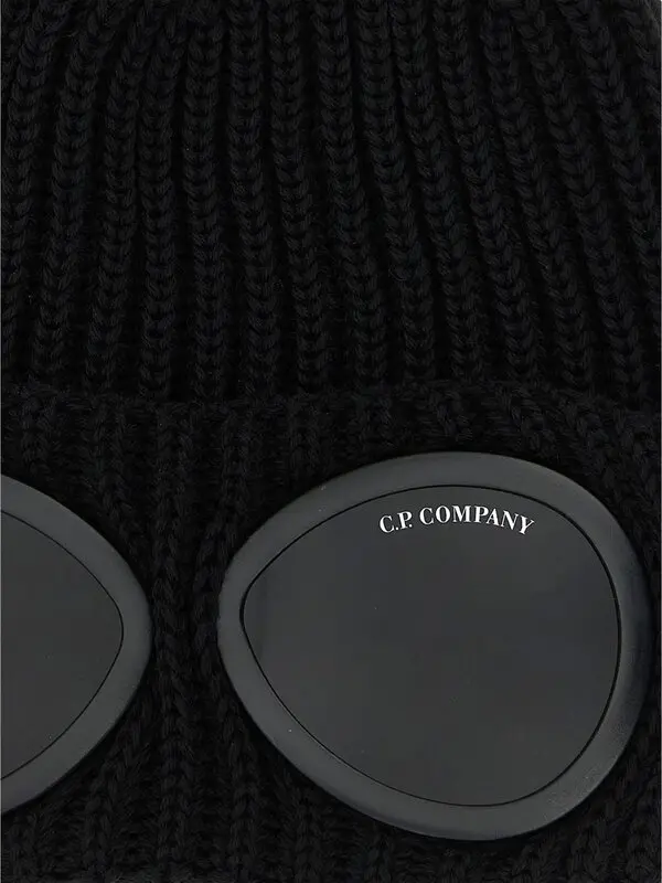 C.P. COMPANY Beanie Hat - Black