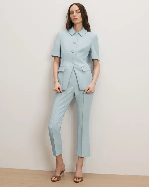 Veronica Beard Dell Slim-leg Pant