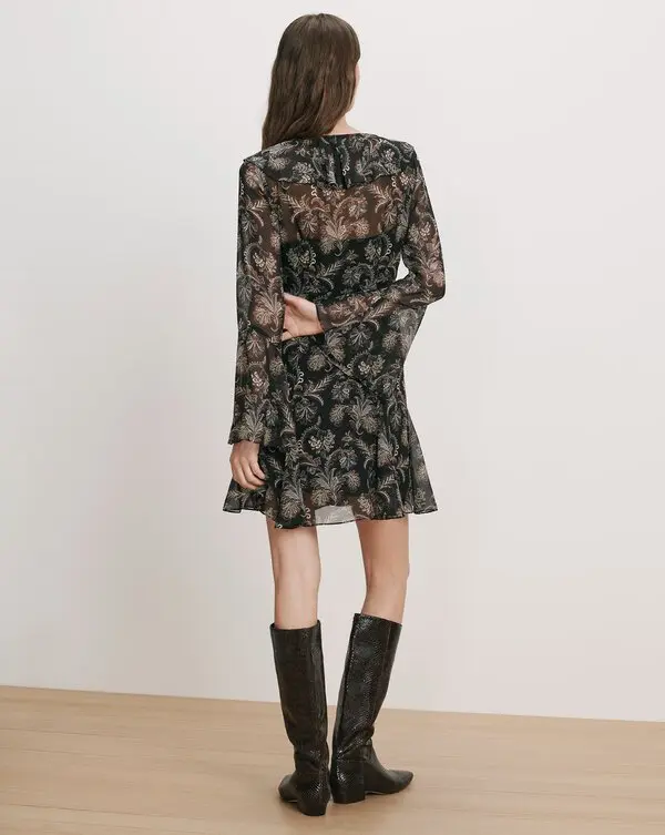 Veronica Beard Adrienne Silk Mini Dress