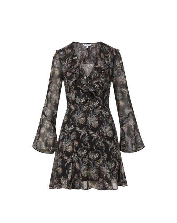 Veronica Beard Adrienne Silk Mini Dress