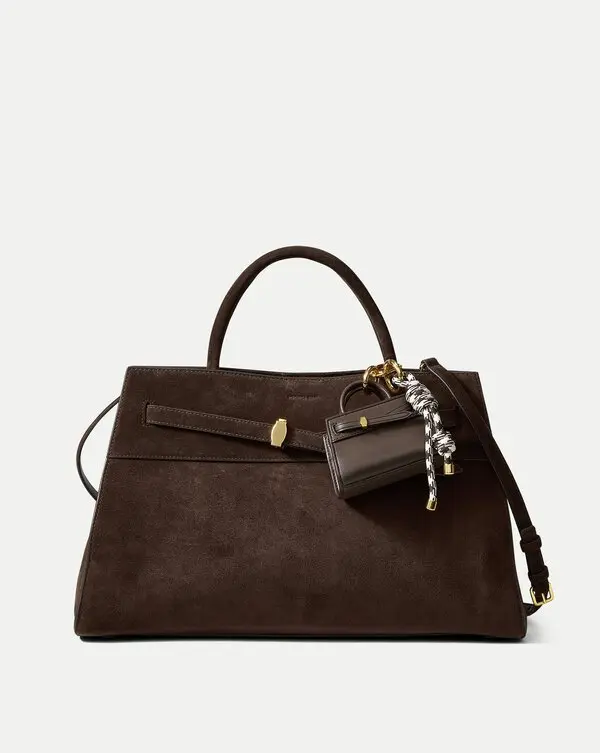 Veronica Beard Dash Bag Charm - Espresso Multi