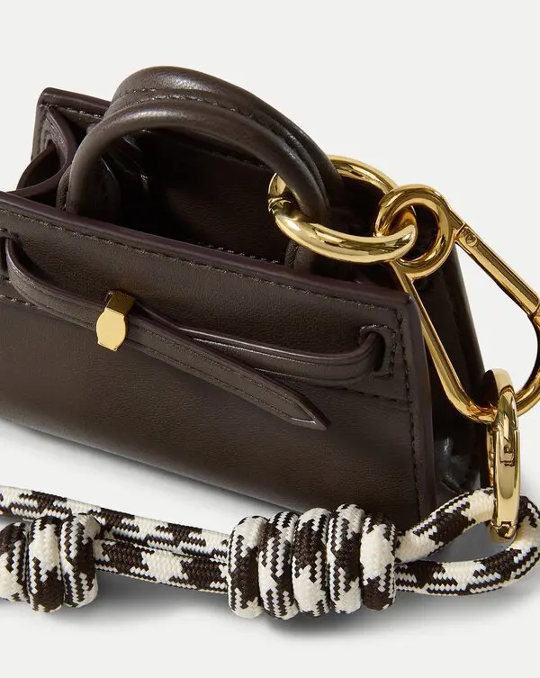 Veronica Beard Dash Bag Charm - Espresso Multi