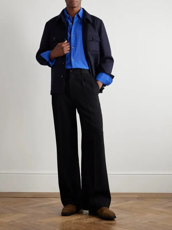 TOM FORD Cotton-voile Shirt - Blue