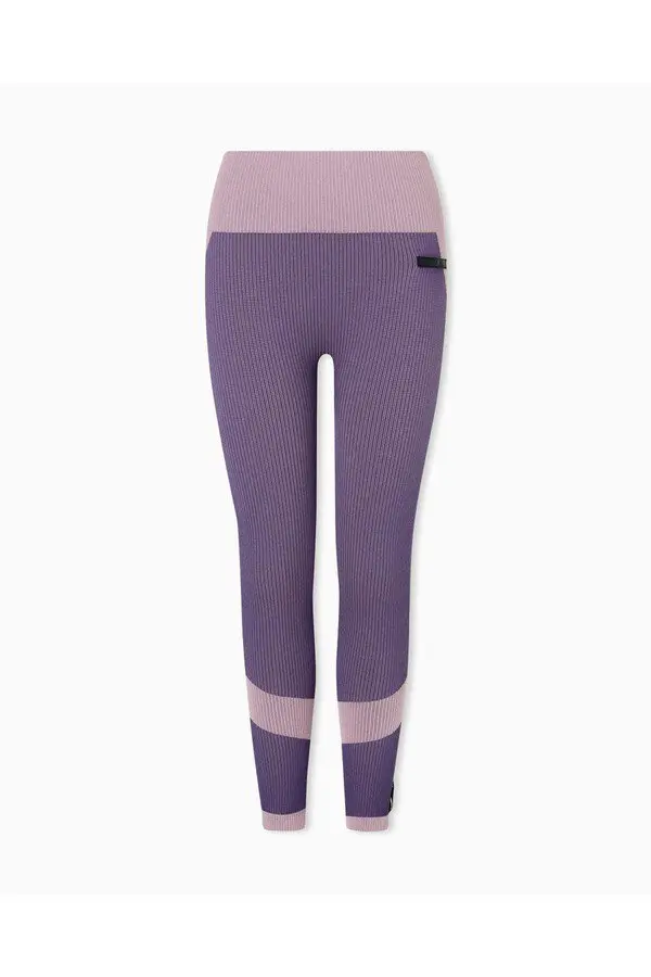 EA7 Dynamic Athlete Seamless Leggings In Vigor7 Technical Fabric - Purple
