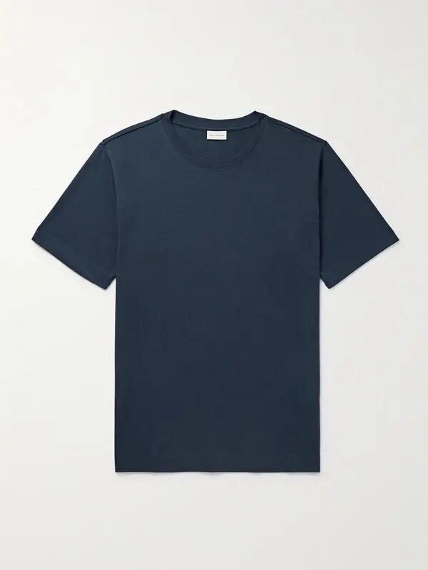 Dries Van Noten Cotton-jersey T-shirt - Blue