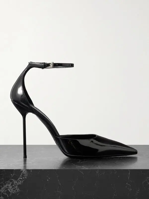 Paris Texas Lidia 105 Patent Leather Pumps - Black